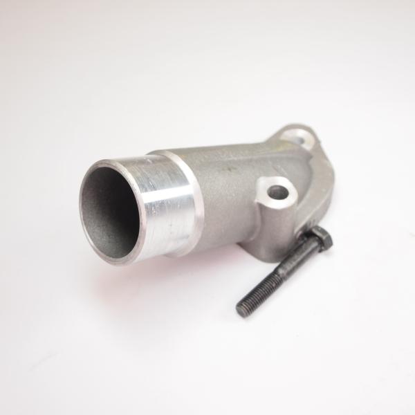 マロッシのランブレッタ用のインマニです。取り付け穴ピッチは対角で約56mmですので125-175シリンダー用です。 キャブレター接続部内径は30mm、外径は35mmです。ジョイントラバー次第で PWK28、PHBH28、PHBH30、VHS...