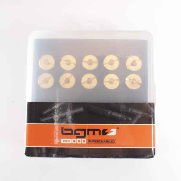 BGMのデロルト　キャブ用のジェットです。ネジ径6ミリでピッチは0.75です。PHBE、PHBH、PHBL、PHBN、PHF、PHM、PHSB、PHVA、PHVB、VHSA、VHSB、VHSB Racing、VHSC、VHSH、VHST に...