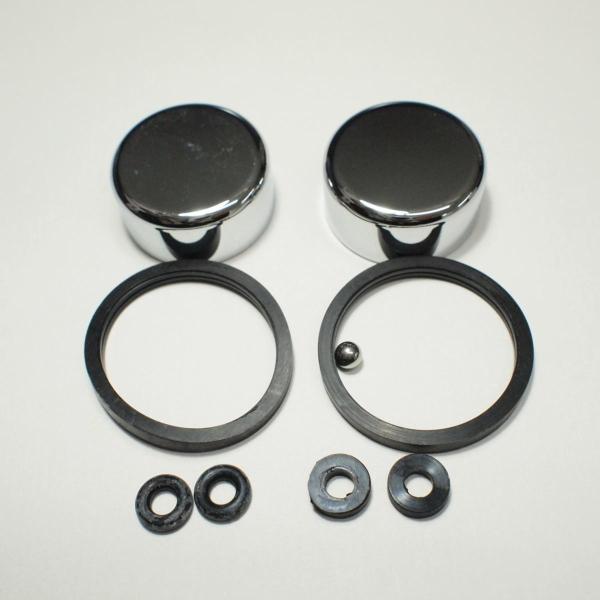 31.5mmピストンのGRIMECA製SIPオリジナルキャリパー用補修セットです。 純正キャリパーには使用できませんのでご注意願います。ステンレスピストン、シール、ボールの画像のセットとなります。こういった部品があると思うとショップオリジナ...