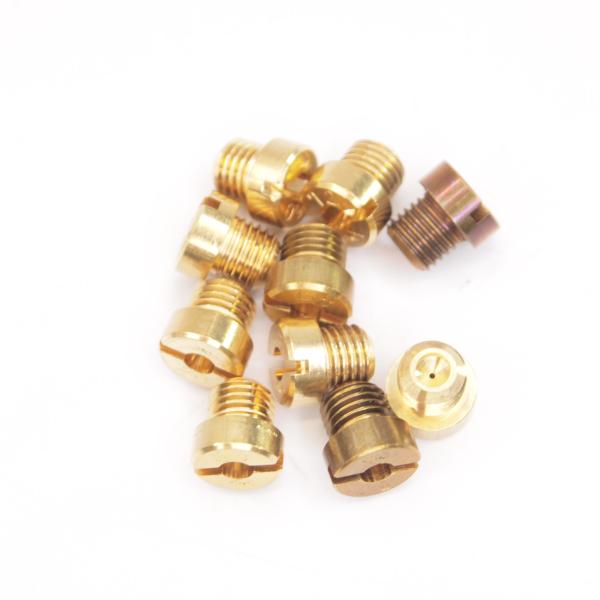 デロルト キャブ用のタイプ 6413(M6) ジェットです。頭の直径8mm、ネジ部のサイズはM6x0.75、全長8mm、ねじ部の長さ約5mmです。デロルト純正品で、品番は COD.53151.78 です。SHBE、PHBH、PHBL、PHB...