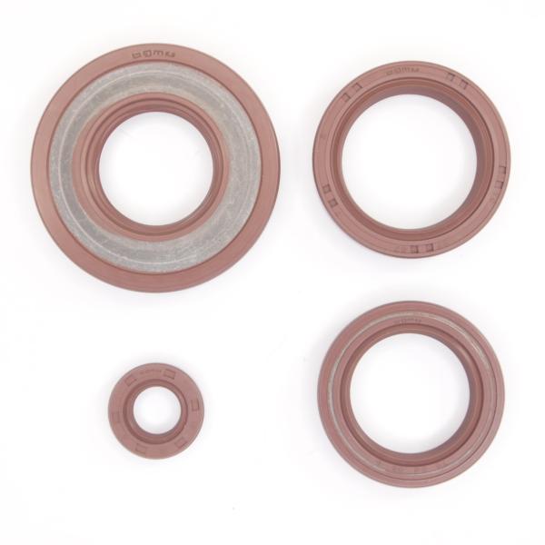 ETS等24mmクランクのスモールフレームに使用できるオイルシールセットです。年式によりサイズの違いがありますので、必ずご確認の上購入をお願いします。Vitonフッ素ラバーです。エタノール、アルコール含有量が多い燃料に特に効果があります。V...