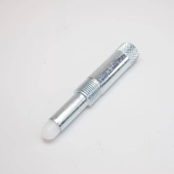 プラグホールからTDCを確認するときに必要となるピストンストッパーです。先端がPTFEになっており、誤って強めに回してもピストンに傷がつきにくい構成です。プラグホールのねじ径はM14x1.25用、全長84mm、ねじ山の根元段付きになっている...