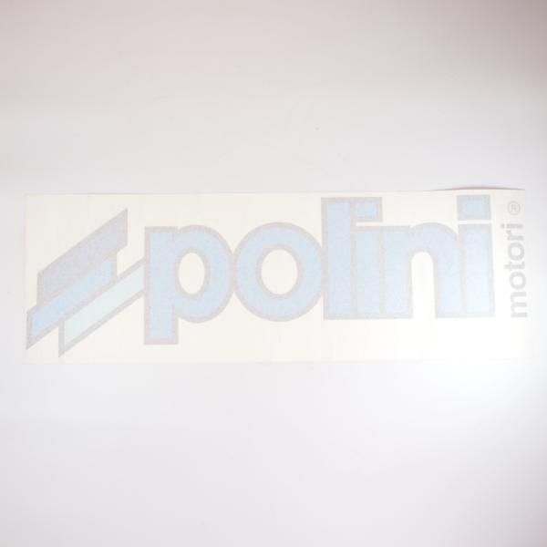 文字の部分だけカットしてあるステッカーです。表面には貼り付ける際に便利な和紙が貼ってあります。poliniの部分の下には白インクが印刷されていますが、元々透明の材料に印刷されているため、黒いボディに貼ると透けると思いますのでご了承願います。...