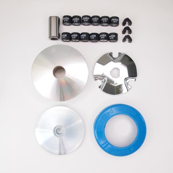 チャオ、ブラボー、SI、グリロのバリエーターです。バリエーターモデル用なので、モノドライブには使用不可です。Poliniの品番は241.311です標準品置き換え品です。ウエイトローラーは16ｘ13mm、4.4g、5.6gの2種です。仕上がり...