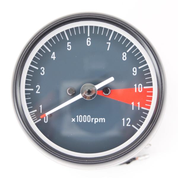 1975-1977年 CB400Fのリプロメーターです。純正品番 37250-377-008 の互換品です。画像の通りロアカバー付きです。配線は2本です。速度警告灯には対応していません。機械式メーターです。針が折れてしまっていたり、破損して...