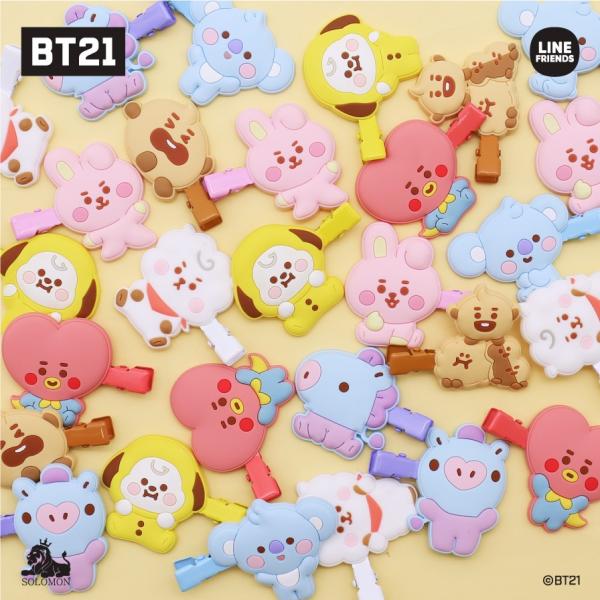 BTS 防弾少年団 BT21 HAIR CLIP VER.2 ヘアクリップ 前髪クリップ■構成■・ヘアクリップ(メンバー別)■サイズ■・約56×30■素材■・ゴム/金属※輸入品のため、配送中に箱が破損している場合がごく稀にございますが商品自...