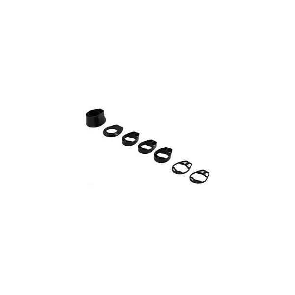 ４世代目 SLR01 用のICSカーボンまたは、ICS2コックピットシステムを取り付けるためのコーンキャップ(5mm x1枚、３０ｍｍｘ1枚)＋コラムスペーサーセット(５mm ｘ ２枚、１０mm ｘ 3枚)。■ご注意■ ●ご注文後の返品・キ...