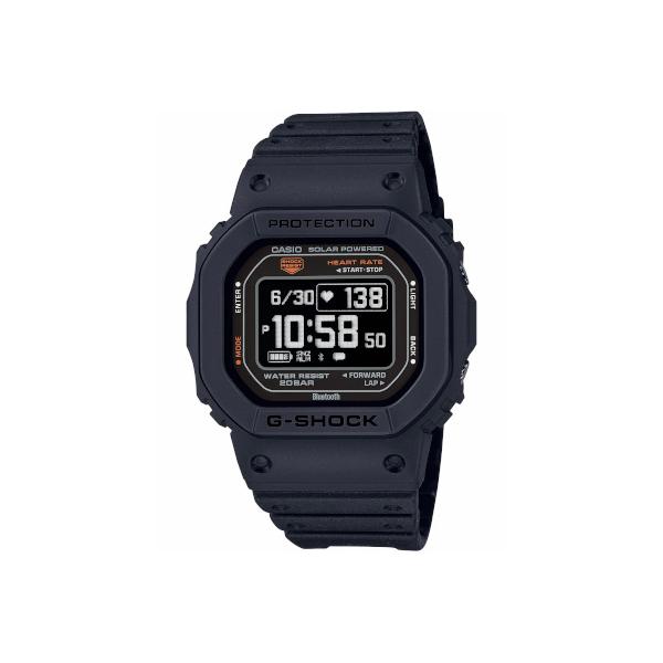 【送料無料】 カシオ G-SHOCK スポーツウォッチ 20気圧防水 デジタル 腕時計 文字盤 見やすい スマートウォッチ (DW-H5600-1JR) モバイルリンク機能 バイブレーション機能 ストップウォッチ タイマー LED ライト付...