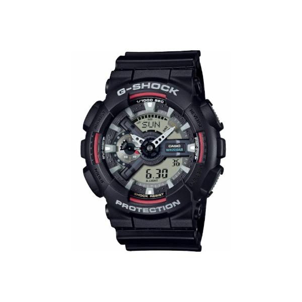 【送料無料】 カシオ G-SHOCK スポーツウォッチ 20気圧防水 デジタル アナログ 腕時計 Gショック 限定モデル (GA-110RL-1AJF) 速度計測機能 1/1000秒 ストップウォッチ カウントダウンタイマー LED ライト...