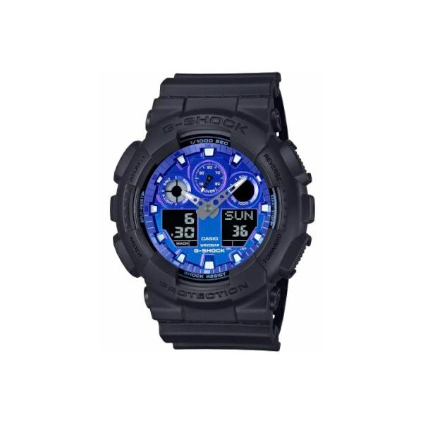 【送料無料】 カシオ G-SHOCK スポーツウォッチ 20気圧防水 メンズ デジタル アナログ 腕時計 Gショック 限定モデル (GA-100FL-1AJF) ストップウォッチ カウントダウンタイマー 速度計測機能 LED ライト付き ラ...