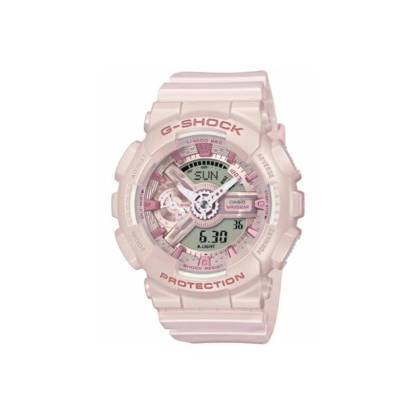 【送料無料】 カシオ G-SHOCK スポーツウォッチ 20気圧防水 デジタル アナログ 腕時計 Gショック 限定モデル (GMA-S110ST-4AJF) 速度計測機能 1/1000秒 ストップウォッチ カウントダウンタイマー LED ラ...