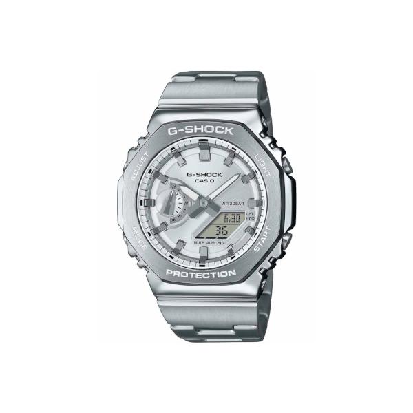 【送料無料】カシオ G-SHOCK スポーツウォッチ 20気圧防水 デジタル アナログ 腕時計 文字盤 見やすい 蓄光 夜光時計 (GM-2110D-7AJF) 針退避機能 ストップウォッチ カウントダウンタイマー ダブルLED ライト付き...