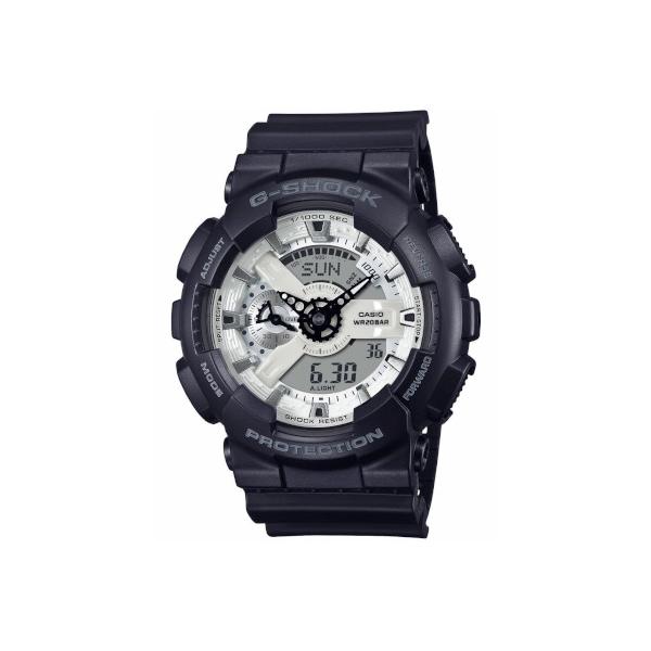 【送料無料】 カシオ G-SHOCK スポーツウォッチ 20気圧防水 デジタル アナログ 腕時計 Gショック 限定モデル (GA-110WD-1AJF) 速度計測機能 1/1000秒 ストップウォッチ カウントダウンタイマー LED ライト...