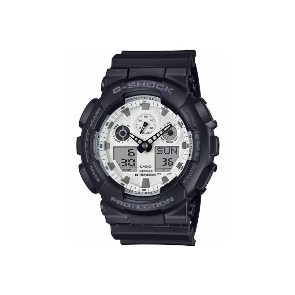 【送料無料】 カシオ G-SHOCK スポーツウォッチ 20気圧防水 メンズ デジタル アナログ 腕時計 Gショック 限定モデル (GA-100WD-1AJF) ストップウォッチ カウントダウンタイマー 速度計測機能 LED ライト付き ラ...