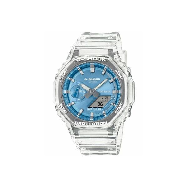 【送料無料】 カシオ G-SHOCK スポーツウォッチ 20気圧防水 デジタル アナログ 腕時計 Gショック 限定モデル (GA-2100BM-7A2JF) 針退避機能 ストップウォッチ カウントダウンタイマー ダブルLED ライト付き ラ...