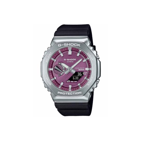 【送料無料】 カシオ G-SHOCK スポーツウォッチ 20気圧防水 ソーラー メンズ デジタル アナログ 腕時計 Gショック 限定モデル (GBM-2100A-4BJF) ストップウォッチ タイマー モバイルリンク機能 LED ライト付き...