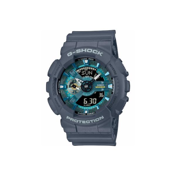 【送料無料】 カシオ G-SHOCK スポーツウォッチ 20気圧防水 デジタル アナログ 腕時計 Gショック 限定モデル (GA-110AS-2AJF) 速度計測機能 1/1000秒 ストップウォッチ カウントダウンタイマー LED ライト...