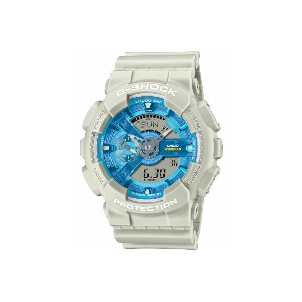 【送料無料】 カシオ G-SHOCK スポーツウォッチ 20気圧防水 デジタル アナログ 腕時計 Gショック 限定モデル (GA-110AS-5AJF) 速度計測機能 1/1000秒 ストップウォッチ カウントダウンタイマー LED ライト...