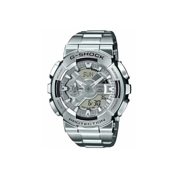 【送料無料】 カシオ G-SHOCK スポーツウォッチ 20気圧防水 デジタル アナログ 腕時計 文字盤 見やすい 蓄光 夜光時計 (GM-110D-8AJF) 速度計測機能 ストップウォッチ カウントダウンタイマー LED ライト付き ラ...