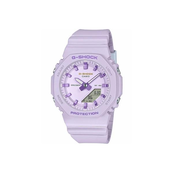 【送料無料】 カシオ G-SHOCK スポーツウォッチ 20気圧防水 デジタル アナログ 腕時計 Gショック 限定モデル (GMA-P2125W-6AJR) 針退避機能 ストップウォッチ カウントダウンタイマー ダブルLED ライト付き ラ...