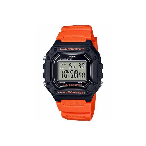 【送料無料】 カシオ スポーツウォッチ 5気圧防水 メンズ デジタル 腕時計 おしゃれな オレンジ (WSD24MY08) ストップウォッチ 日付 曜日 カレンダー アラーム LEDライト付き ランニングウォッチ カシオ CASIO 海外限...