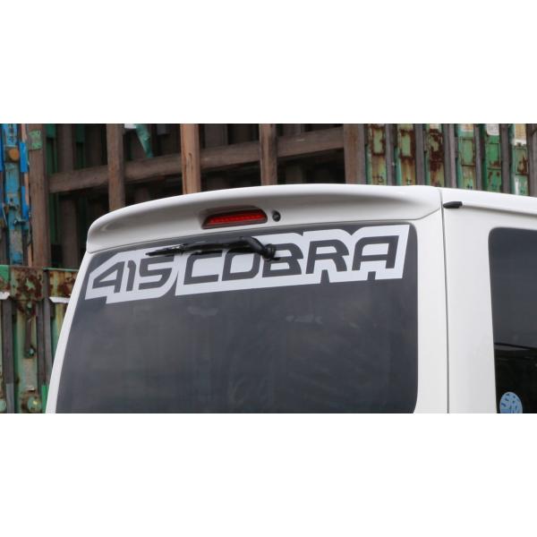 ABS製【ナロー】ステージ2 ルーフスポイラー415COBRAステージ2ルーフスポイラーがABS樹脂製にて新登場！ラウンドデザインがユーロでエレガントな雰囲気を演出。よりフィッティングの良さにこだわりました。驚異のフィッティングを是非お試し...