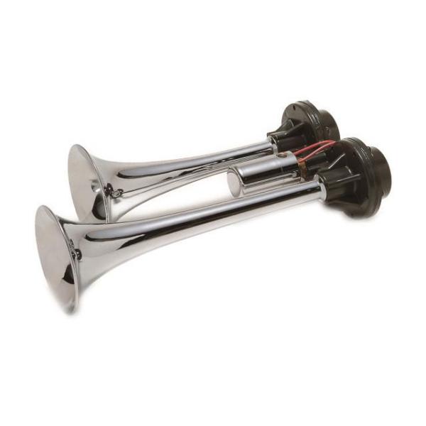 【商品名】日建 D型ヤンキーホーン 310mm 24V クローム [D410-24] (エアーホーン)【商品説明】■アメリカ製エアーホーンを原点とするヤンキーホーンのスタンダード。炸裂する高音域和音は根強い支持を集める。【各種仕様】■メーカ...