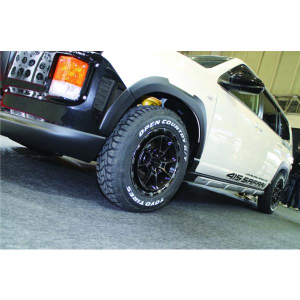 ABS製幅・地上高共に変化なしシボマットブラック塗装イメージ画像は塗装済です。※ブランドロゴは入っておりません。サイドステップを取り付ける事により泥や小石から車体を守り、ドアやサイドスカートの損傷を軽減。車の外観をスタイリッシュに見せるカス...