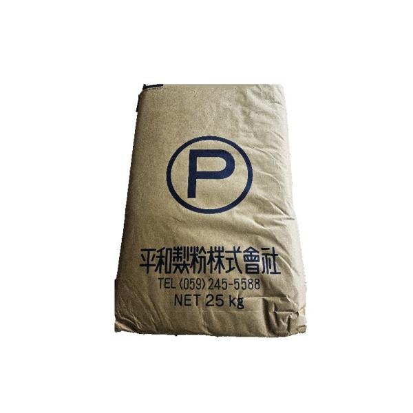 名称：Ｐ小麦粉製造元：平和製粉内容量：25kg◇灰分0.42%◇蛋白8.5%賞味期限： 袋に製造日が記載されていますのでその日から6ヵ月になります保存方法：高温多湿を避け常温保存製造日：袋の横に記載されています