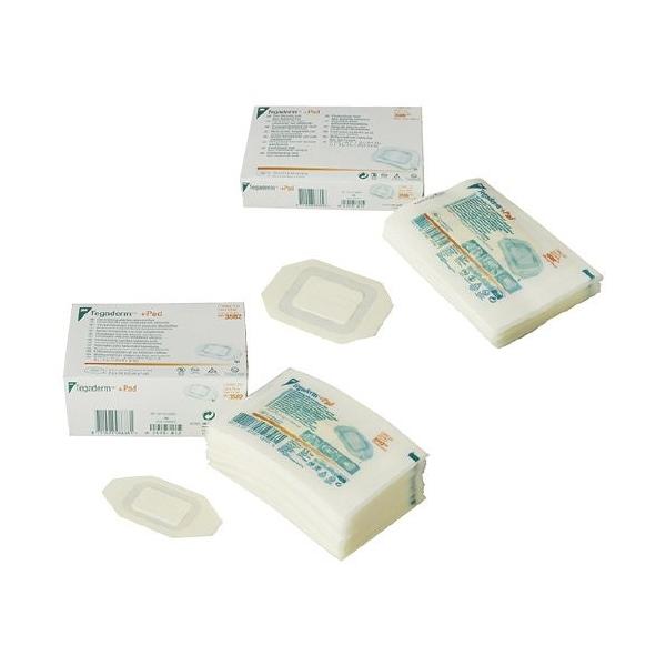 汚染・感染から守る透明粘着性ドレッシングに、滲出液の吸収に優れたパッドをつけた創傷保護用ドレッシング材。貼付方法は簡単・確実に貼付できるフレームタイプです。サイズ（フィルム部／パッド部）（mm）：50×70／25×40