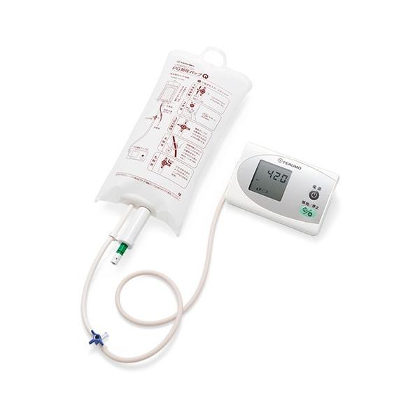 栄養剤加圧用加圧はポンプにおまかせ！ケアの時間をもっと増やせます。電動ポンプによる空気圧で栄養剤を投与胃瘻・経鼻 両対応PG電動ポンプQ PE-PR40DP　は付いておりません別途お買い求め下さい。