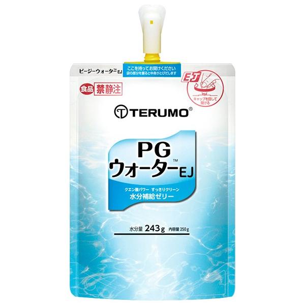 水分補給ゼリーPGウォーターEJクエン酸配合の水分補給ゼリーゼリータイプならではの優れた水分補給。手間なくそのまま使用できます。pH4.0未満の酸性に調整。