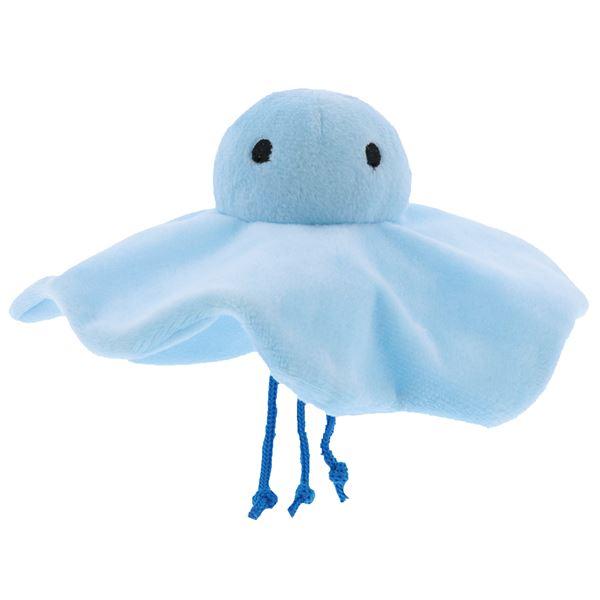 【商品名】 （まとめ） アクアメイトフリスビー くらげ （ペット用品・犬用） 【×3セット】 【ジャンル・特徴】 スローイングしやすく一緒に遊べるフリスビー型布製玩具！