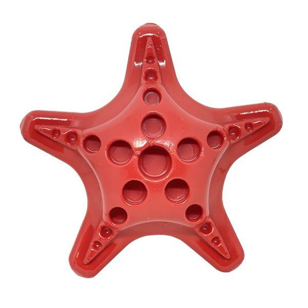 【商品名】 ソダパップ SPNナイロンスターフィッシュ レッド 犬猫用品 【ジャンル・特徴】 噛むおもちゃ＆トリートディスペンサー！ [ SPN-STR1-600 ]