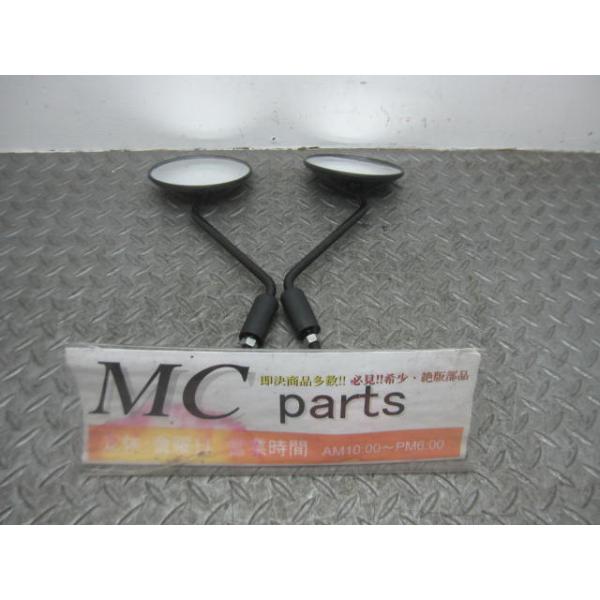 バイク用　汎用ミラー　左右セット　ミラー径118ｍｍ　10ｍｍ正ネジ　固着無し