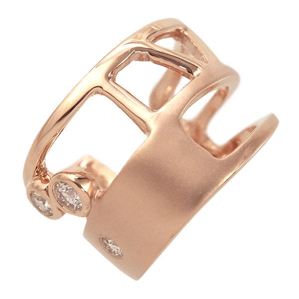 【ブランド名】−【商品名】イヤーカフ【素材】K18PG/ダイヤモンド【石目】ダイヤモンド0.09ct【重さ】2.2g【サイズ】直径1.3cm 幅9.5mm【付属品】当店専用BOXをおつけします【状態】Aランク【コメント】洗浄済み （目立つ大...