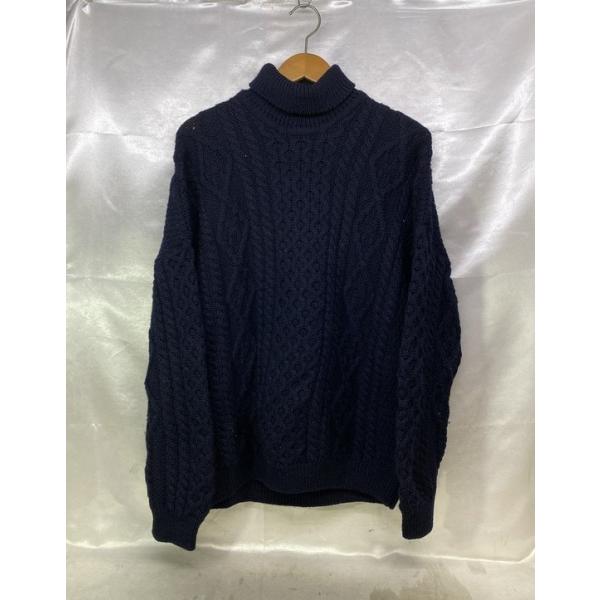 ランク付け  C状態  CARRAIG DONN キャレイグ ドン アイルランド製 アランタートルネック ニット セーター中古品。通常の着用に伴う状態。表記サイズ  L実寸サイズ  肩幅：-cm身幅：58cm着丈：64cm袖丈：-cmカラー...