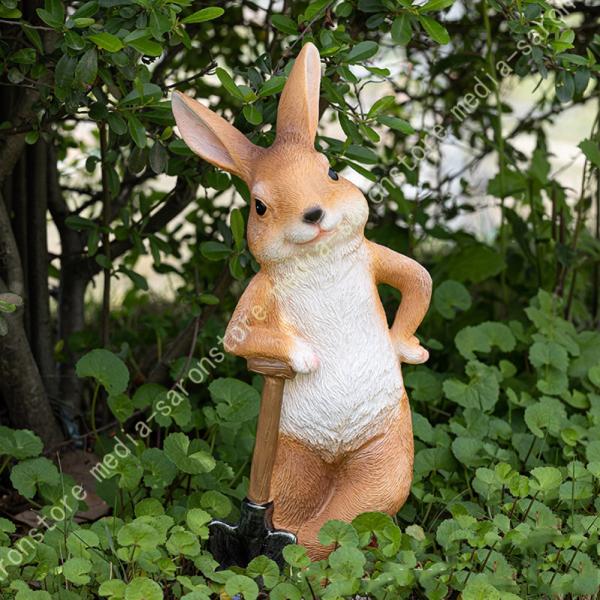 【発売日：2025年12月24日】置物 庭◆【商品仕様】丈夫な樹脂製で、雨や雪、日差しにも強く、長期間にわたって屋外で使用できます!ひび割れや色褪せもしにくく、お庭やベランダの装飾としても大活躍!◆【幅広い用途】家の玄関ポーチ、玄関アポロー...