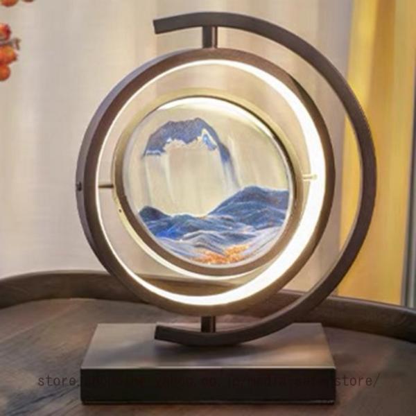 【発売日：2025年10月01日】サンドピクチャー サンドアート 置物 LEDライト1、慎重に選別されたカラフルな砂とレベルが明確に区別され、優れた3D効果パターンが流れ出します!2、裏返すたびに、ユニークな異なる画像が表示され、同じ画像が...