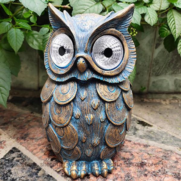 【発売日：2025年09月20日】ガーデンライト ソーラー●樹脂製のリアルで精巧なオーナメント!●設置スペース: 中庭、庭園、バルコニー、屋外など! !ほんのりしたライトに夜癒されました!●素敵な像は、日中は太陽エネルギーを吸収し、夜は自動...