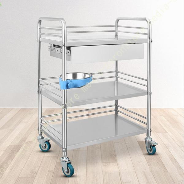 【発売日：2025年12月29日】★特徴：-安全なガードレールと手すり：内蔵のガードレールは、デバイスの落下を防ぎます! トロリーのハンドルにより、カートを引っ張ったり操作したりするのが簡単になります!-厚いステンレス鋼板：基板表面が滑らか...