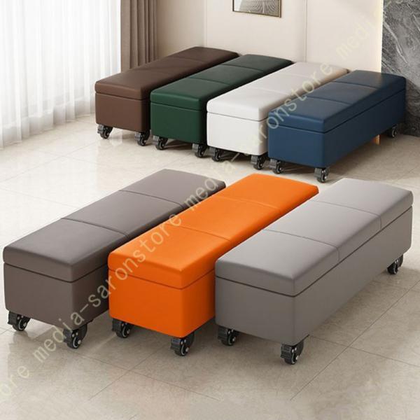 【発売日：2025年11月05日】商品名：収納付きスツール　ボックススツール材　質：PUレザー；◆構造部材木製、ウレタンフォーム★収納家具としても、スツールとしても深さがあるので見た目以上にたくさん収納できます!フタを開いたときに全開を防ぐ...