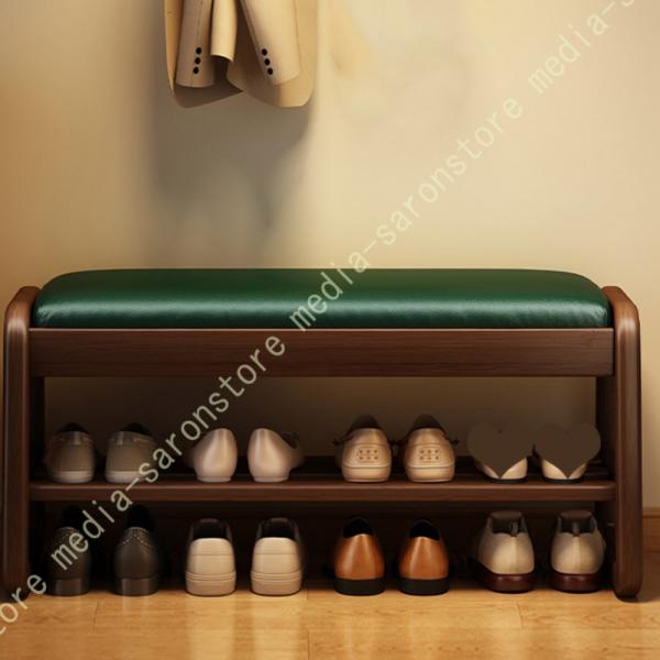 【発売日：2025年11月27日】【商品仕様】【張り地】：pu皮革【クッション材】：ウレタンフォーム【フレーム】木製POINT 1：快適な座り心地を提供するクッション上部のクッションは柔らかく弾力性のある素材を使用しており、靴を履き替える時...