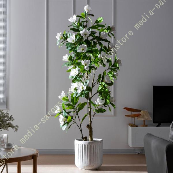 【発売日：2025年12月12日】材質：PEプラスチック(本体)＋PP(鉢)!１、サイズが写真に示す寸法を参考にしてください!２、セットでご購入の場合、サイズの関係上、人工植物1パックと樹脂の鉢1パックをお届けします!本物そっくりのリアルな...