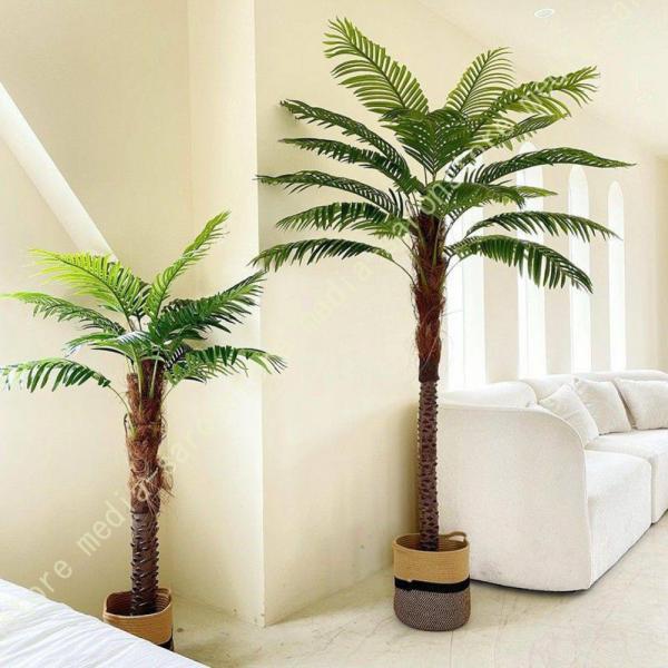 【発売日：2025年12月12日】材質：PEプラスチック(本体)＋PP(鉢)!１、サイズが写真に示す寸法を参考にしてください!２、セットでご購入の場合、サイズの関係上、人工植物1パックと樹脂の鉢1パックをお届けします!本物そっくりのリアルな...