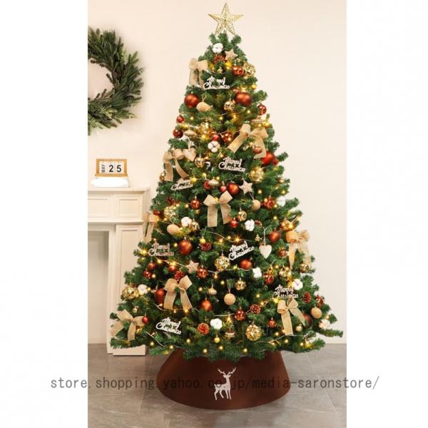 【発売日：2025年11月14日】ご注文前にサイズをご確認ください!ツリー下の装飾品は含まれていません!1. 【オーナメント付きセット】ボールやリボンなどの飾りがセットになっており、初心者でもすぐに飾り付け可能!華やかなデコレーションを簡単...