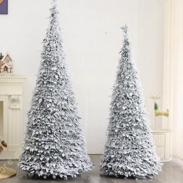 【発売日：2025年11月17日】ご注文前にサイズをご確認ください!七色ラメ素材で豪華に輝く!ツリー全体に七彩のラメをあしらった特殊素材を使用!光の角度によって色合いが変化し、昼間でもきらめき、夜間のイルミネーションと組み合わせると一層華や...