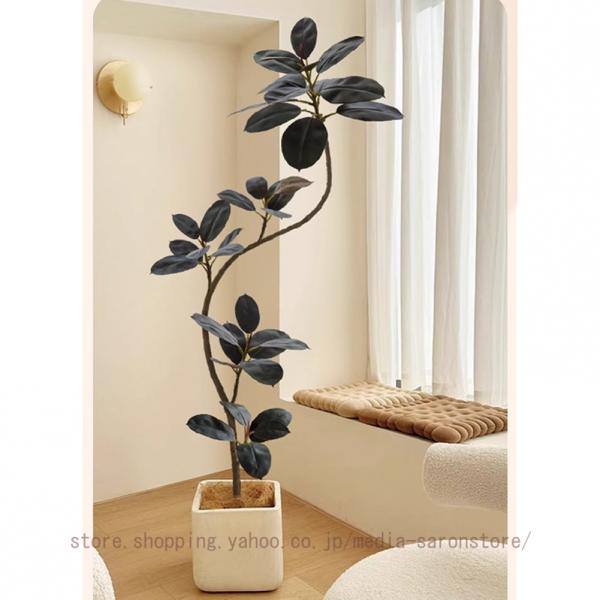 【発売日：2025年11月19日】■人工観葉植物+黒いプラスチックの鉢：120cm/140cm/160cm/180cm!人工観葉植物+白いプラスチックの鉢：A120cm/A140cm/A160cm/A180cm!■素材：本体・葉=PE■ フ...