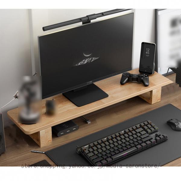 【発売日：2025年10月03日】★【正確な寸法は、ページで写真で確認できます!】60*20*12cm、80*20*12cm、100*20*12cm、120*20*12cm!★【天然木桐製、軽量、美しい見た目】天然木桐製でおしゃれな卓上パソ...