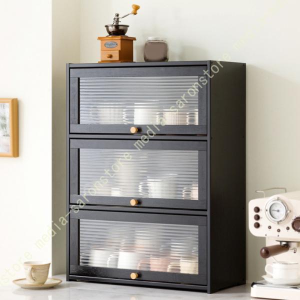 【発売日：2025年12月09日】特徴サイズ：1段*幅42/52cm*奥行き25cm*高さ28cm2段*幅42/52cm*奥行き25cm*高さ50cm3段*幅42/52cm*奥行き25cm*高さ70cm間仕切り収納ミニ食器棚は、間仕切りの設...